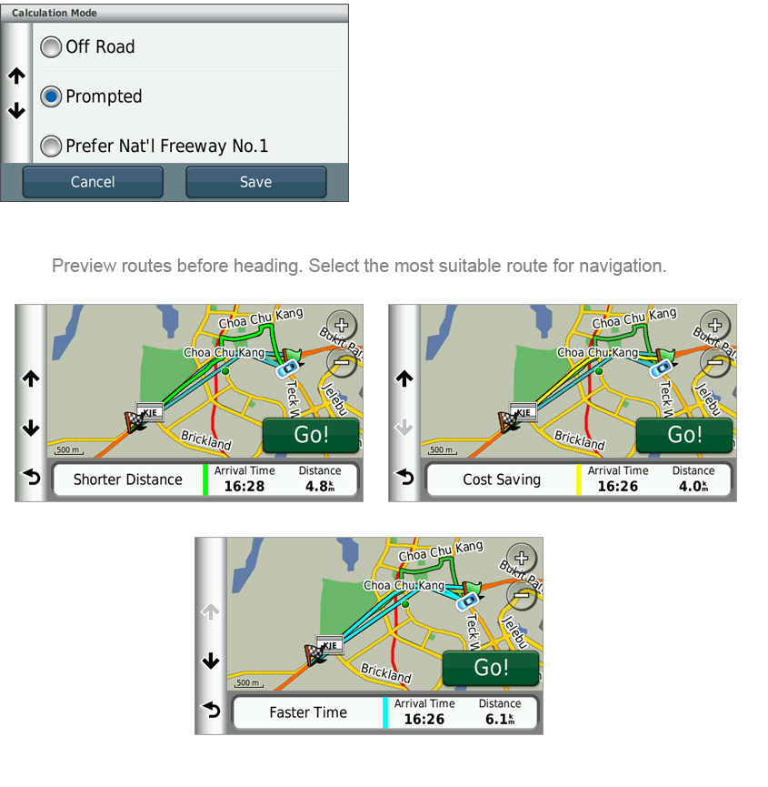 Routes Preview | nüvi® 2465