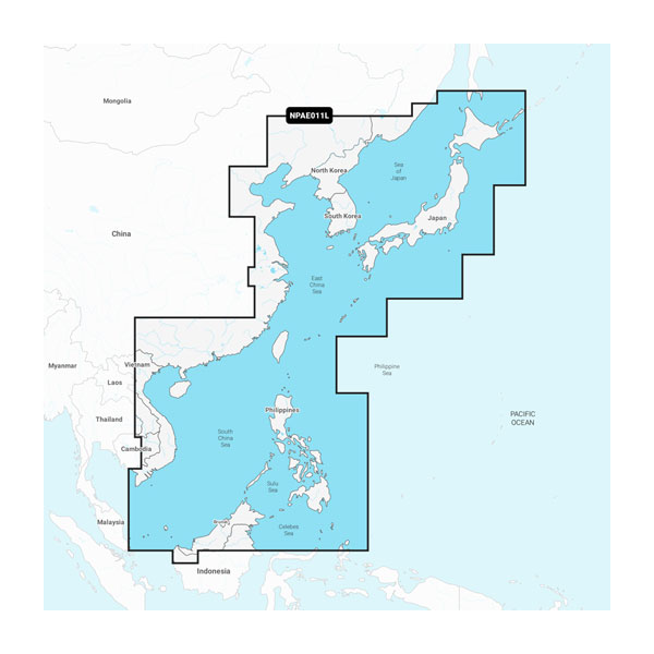 China Sea & Japan - Marine Charts | Marine Cartography | Garmin Singapore
